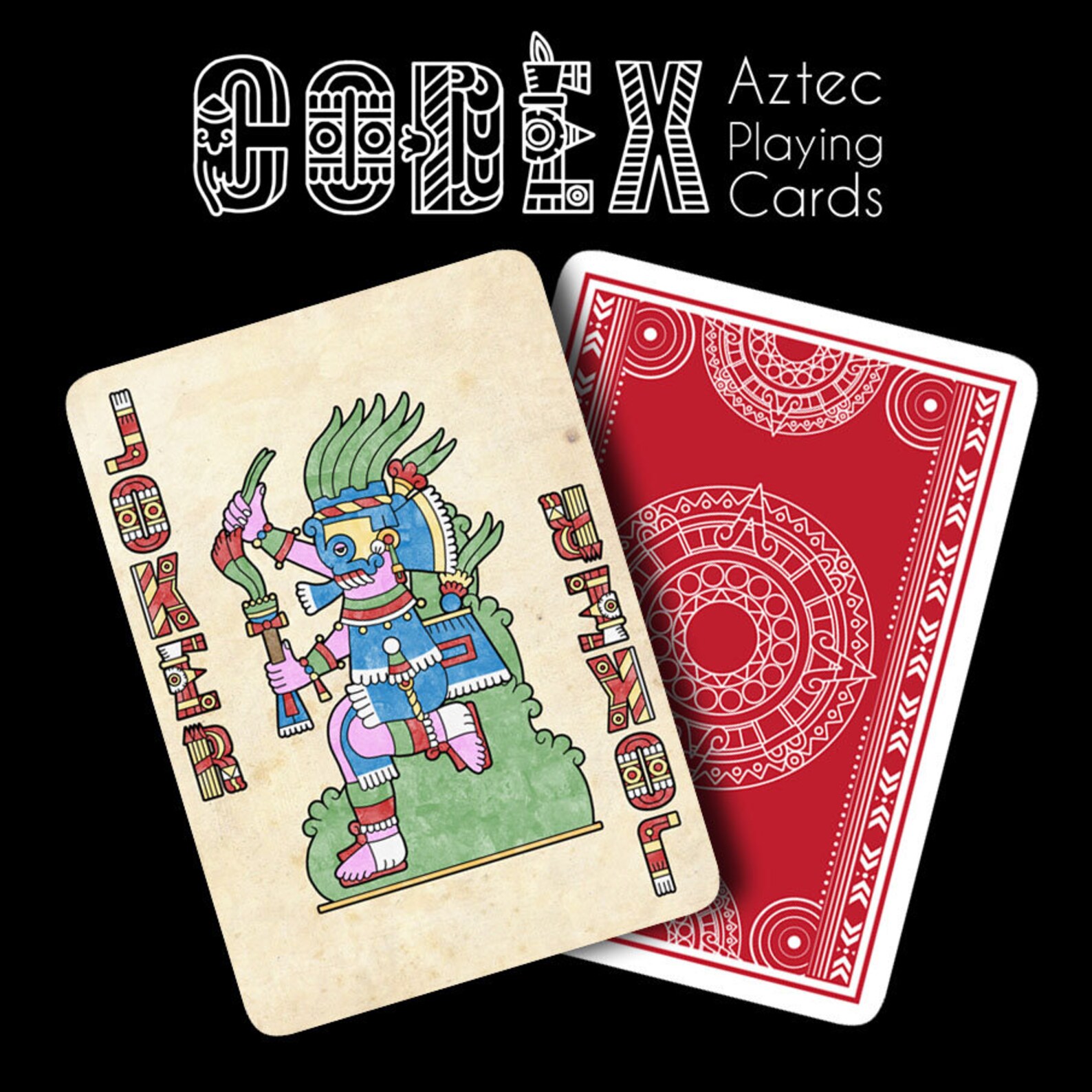 Aztec Codex Playing Cards - Etsy