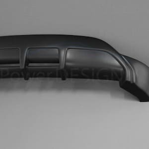 Rear Bumper Spoiler Diffuser for Ford Fiesta MK7 7 ABS Plastic " ST ...
