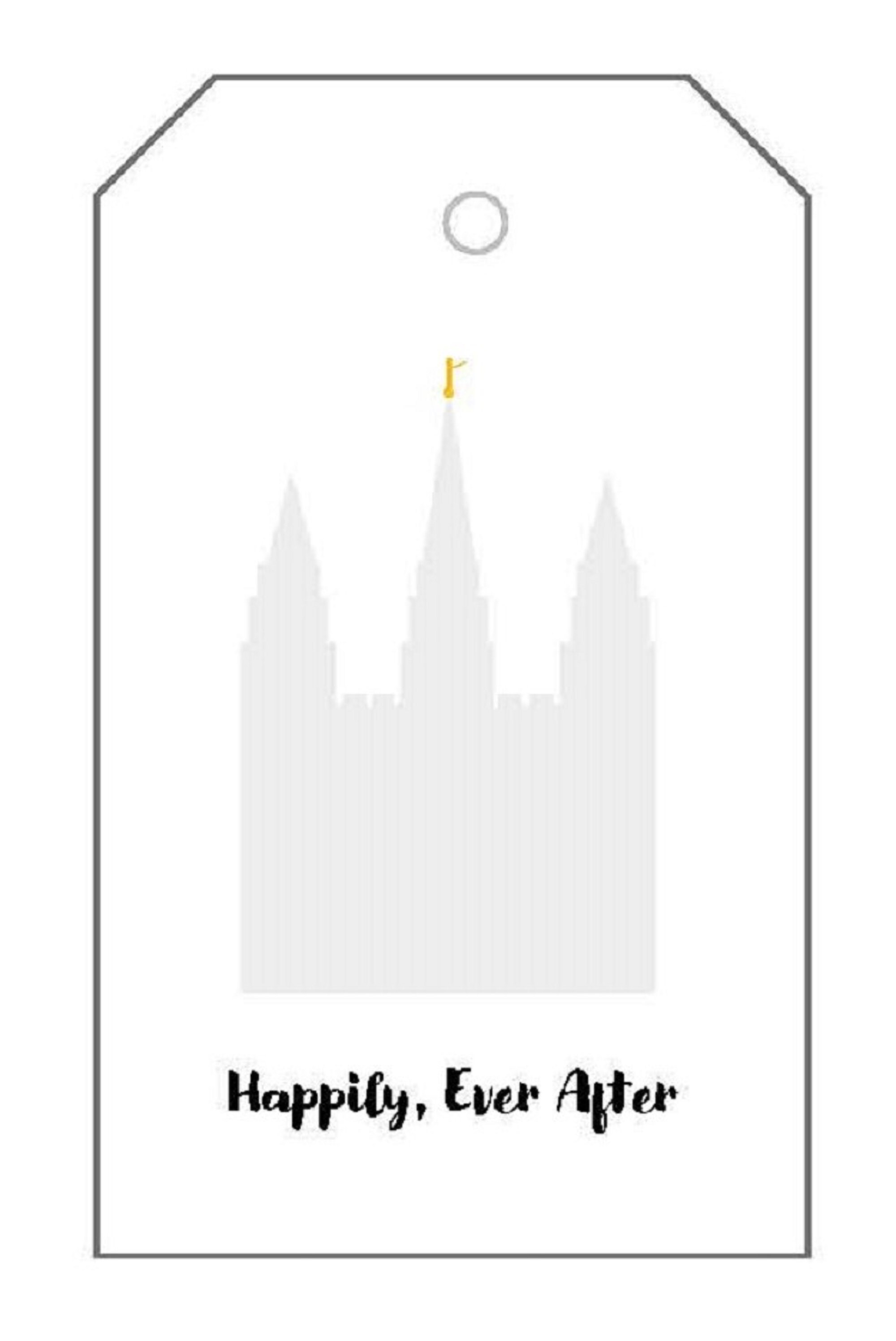 LDS Temple Gift Tags, Gift Tags, Church of Jesus Christ - Etsy