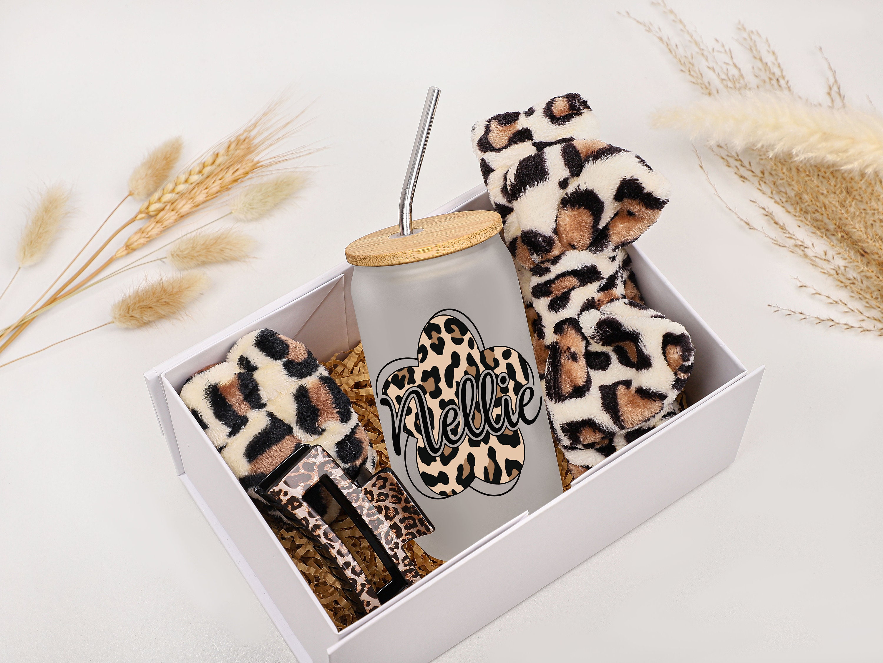 Leopard Print Gift, Personalized Name Cup, Personalized Leopard Lover ...