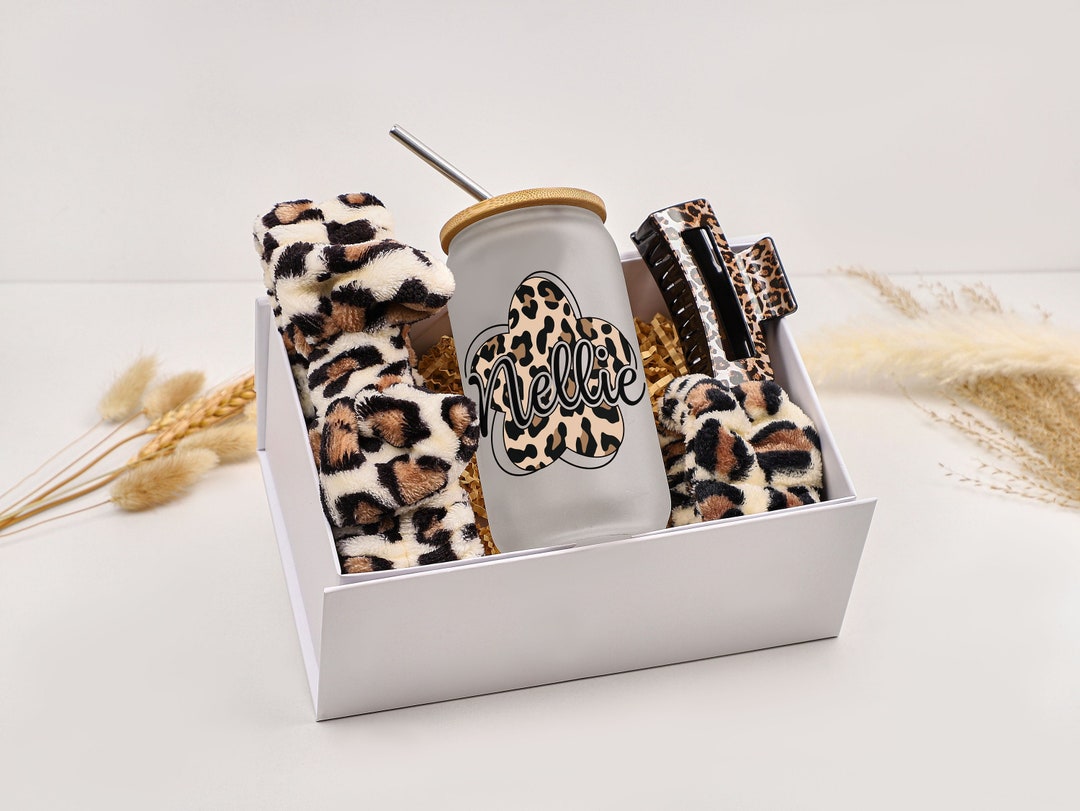 Leopard Print Gift, Personalized Name Cup, Personalized Leopard Lover ...