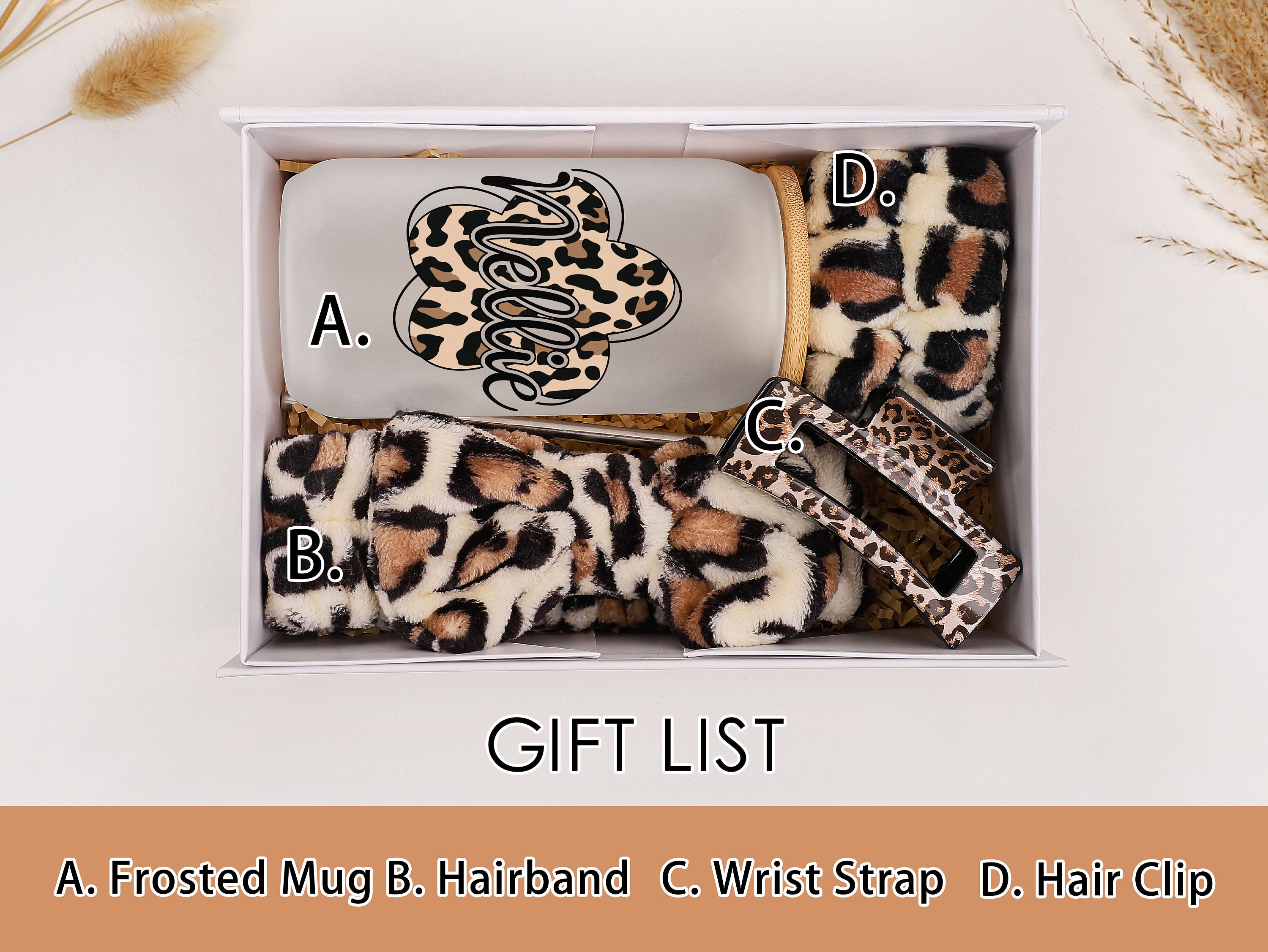 Leopard Print Gift, Personalized Name Cup, Personalized Leopard Lover ...