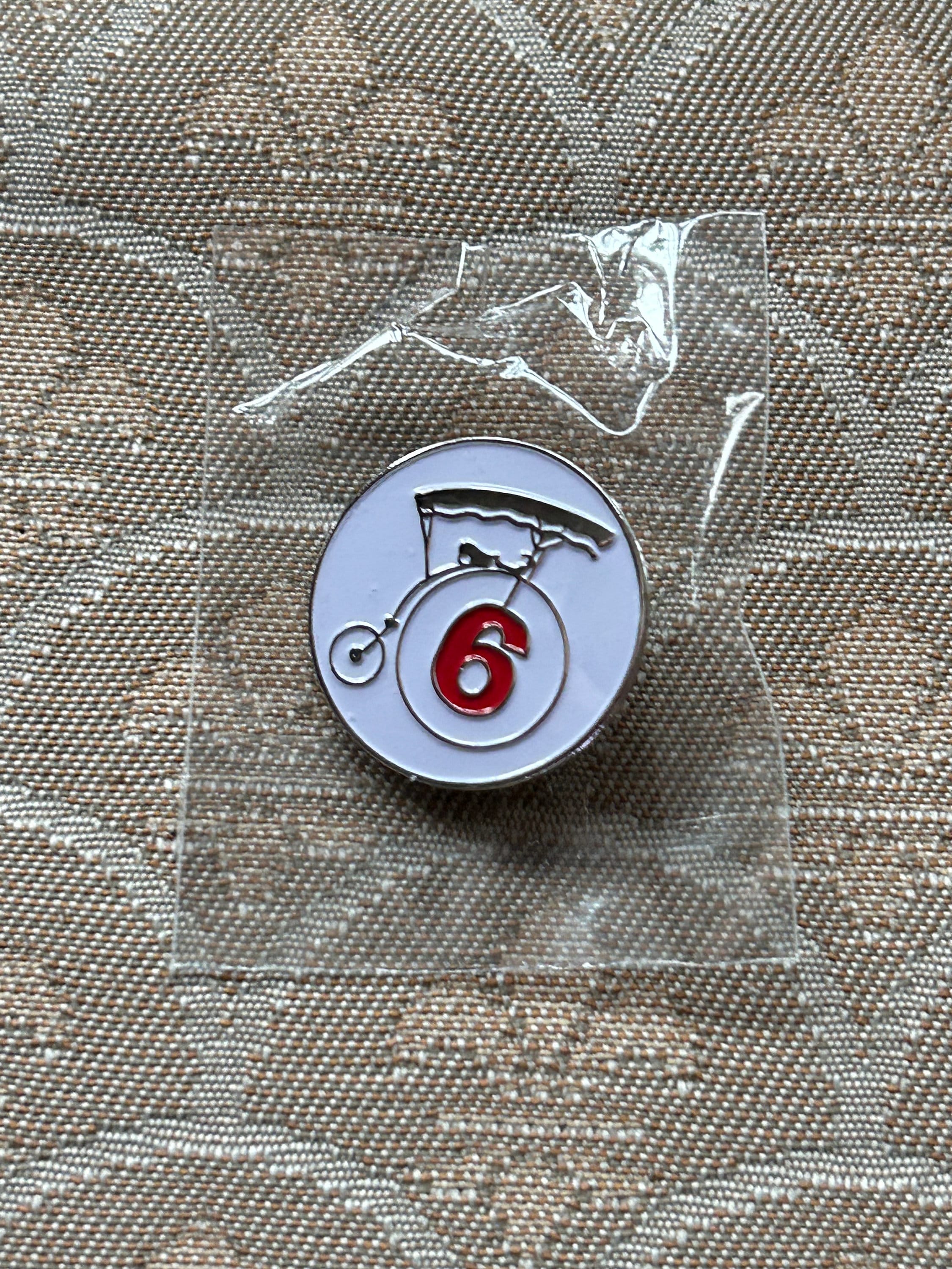 Patrick Mcgoohan the Prisoner Number 6 Enamel Pin / Broach / Badge - Etsy