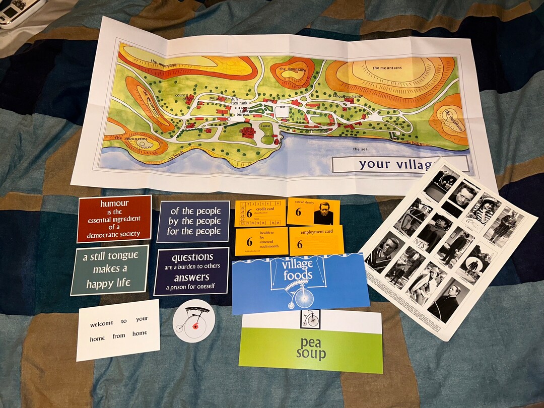 Patrick Mcgoohan the Prisoner Gift Set of 8 Novelty Items From the ...