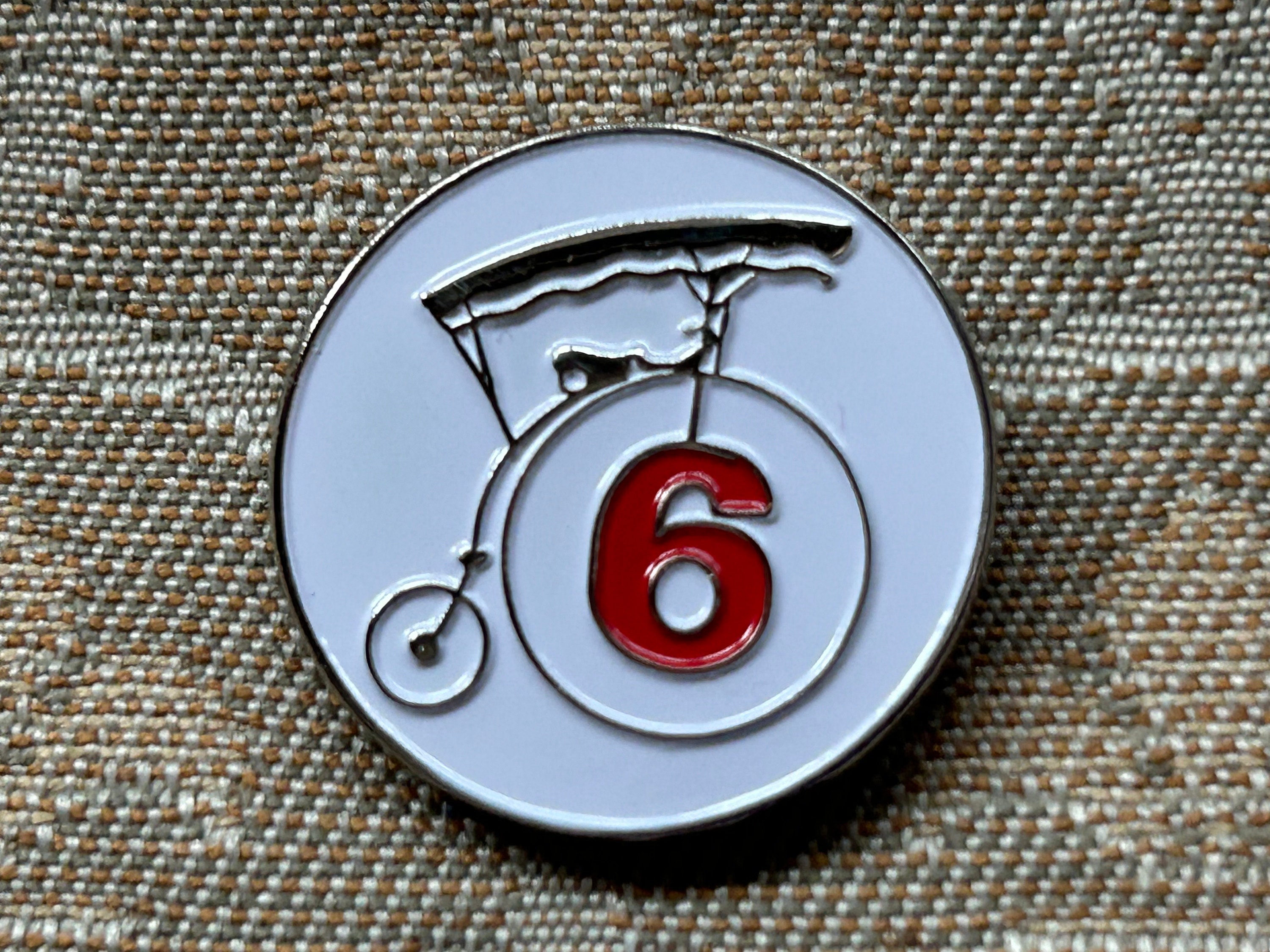 Patrick Mcgoohan the Prisoner Number 6 Enamel Pin / Broach / Badge - Etsy