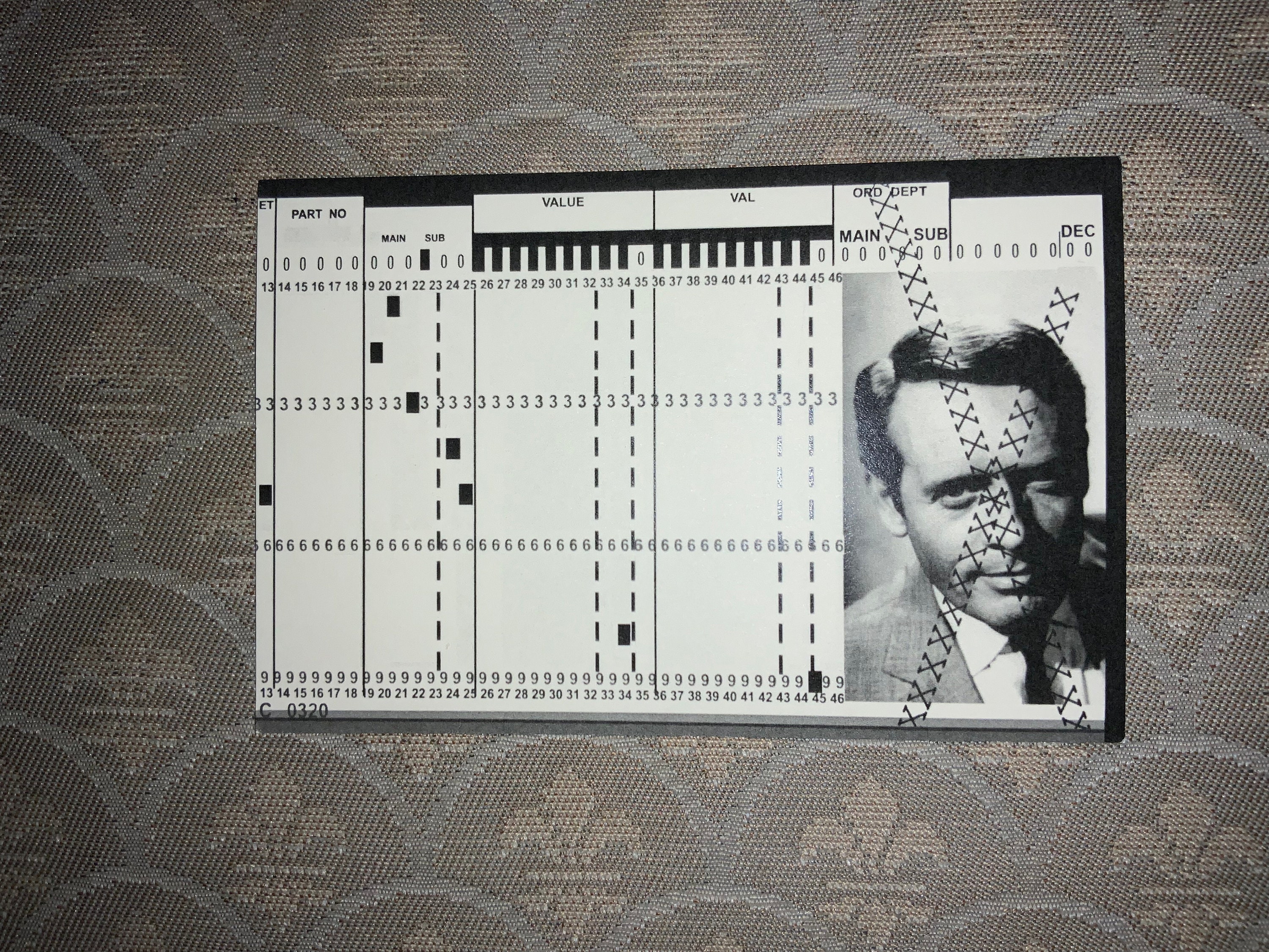 Patrick Mcgoohan the Prisoner Resignation Envelope Computer Card and ...