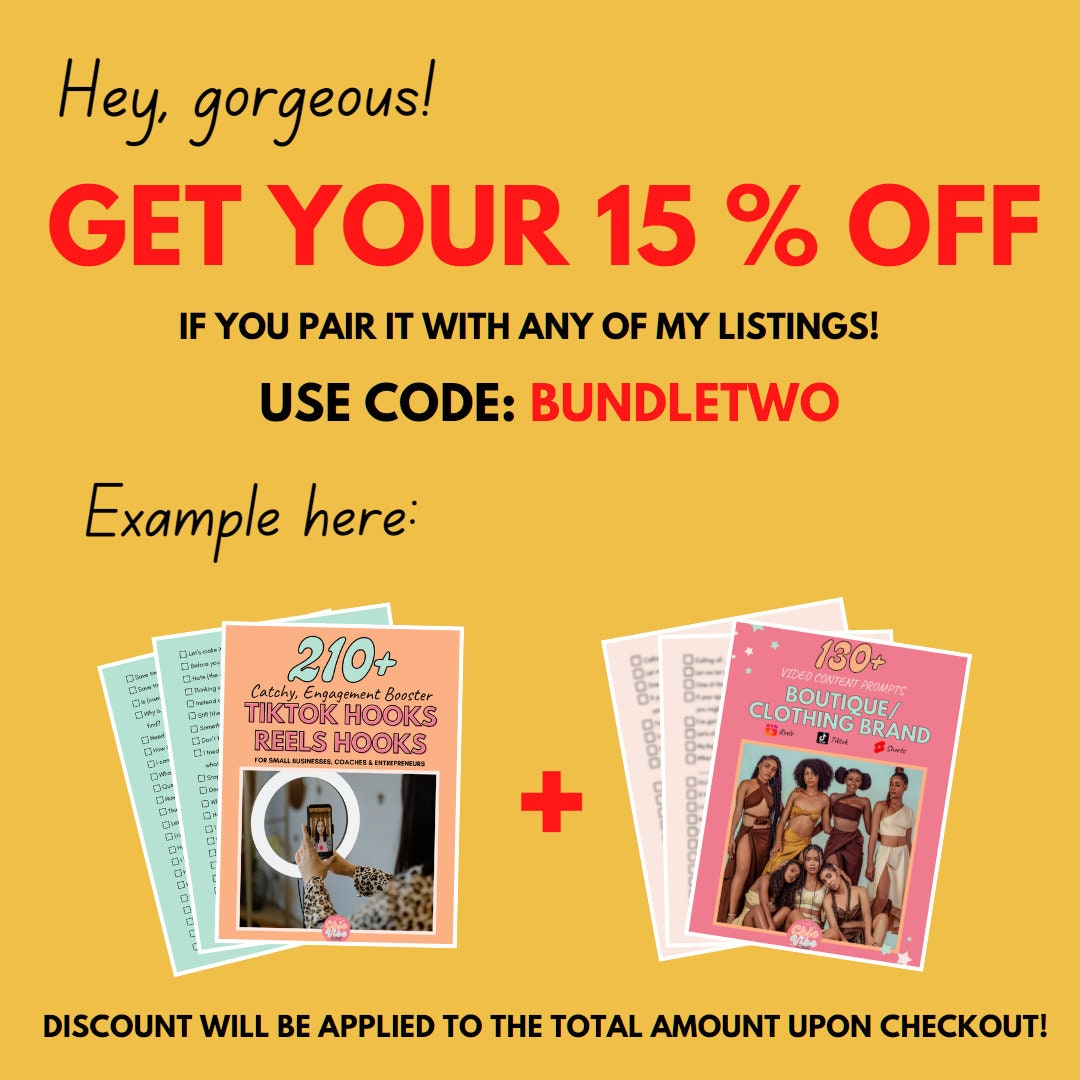 210+ Social Media Video Hooks: Tiktok, Reels, Youtube (PDF Download) - Etsy