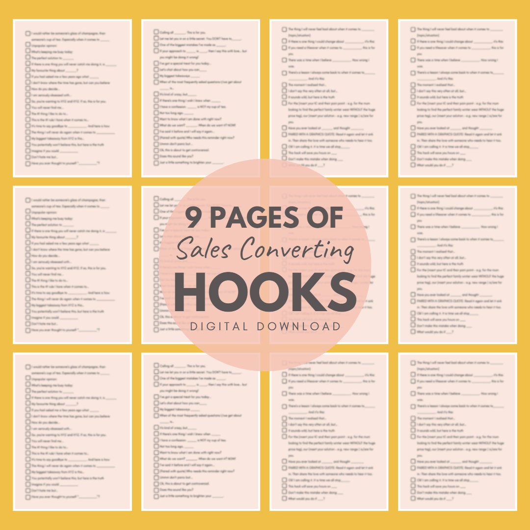 100+ Social Media Sales Conversion Content Caption Reels Hooks Email ...