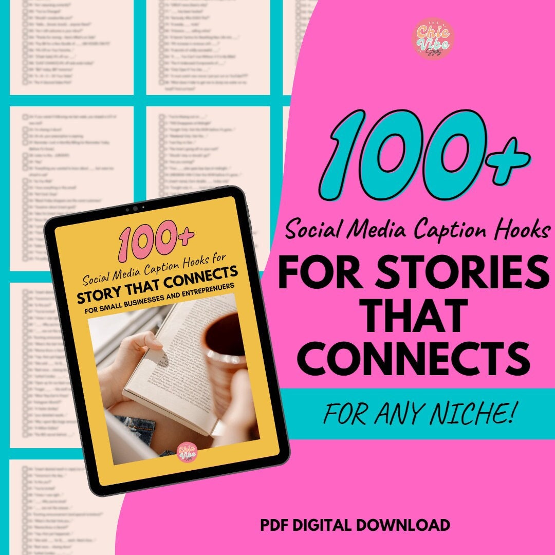 100 Social Media Stories That Connect Content Caption Reels Hooks Email ...