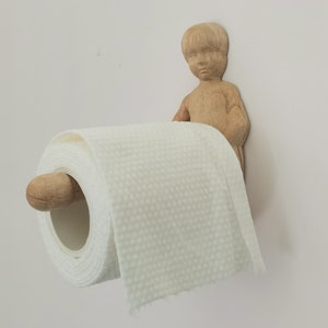 Spoof Creative Wooden Toilet Paper Holder Fun Wall Hanging - Etsy