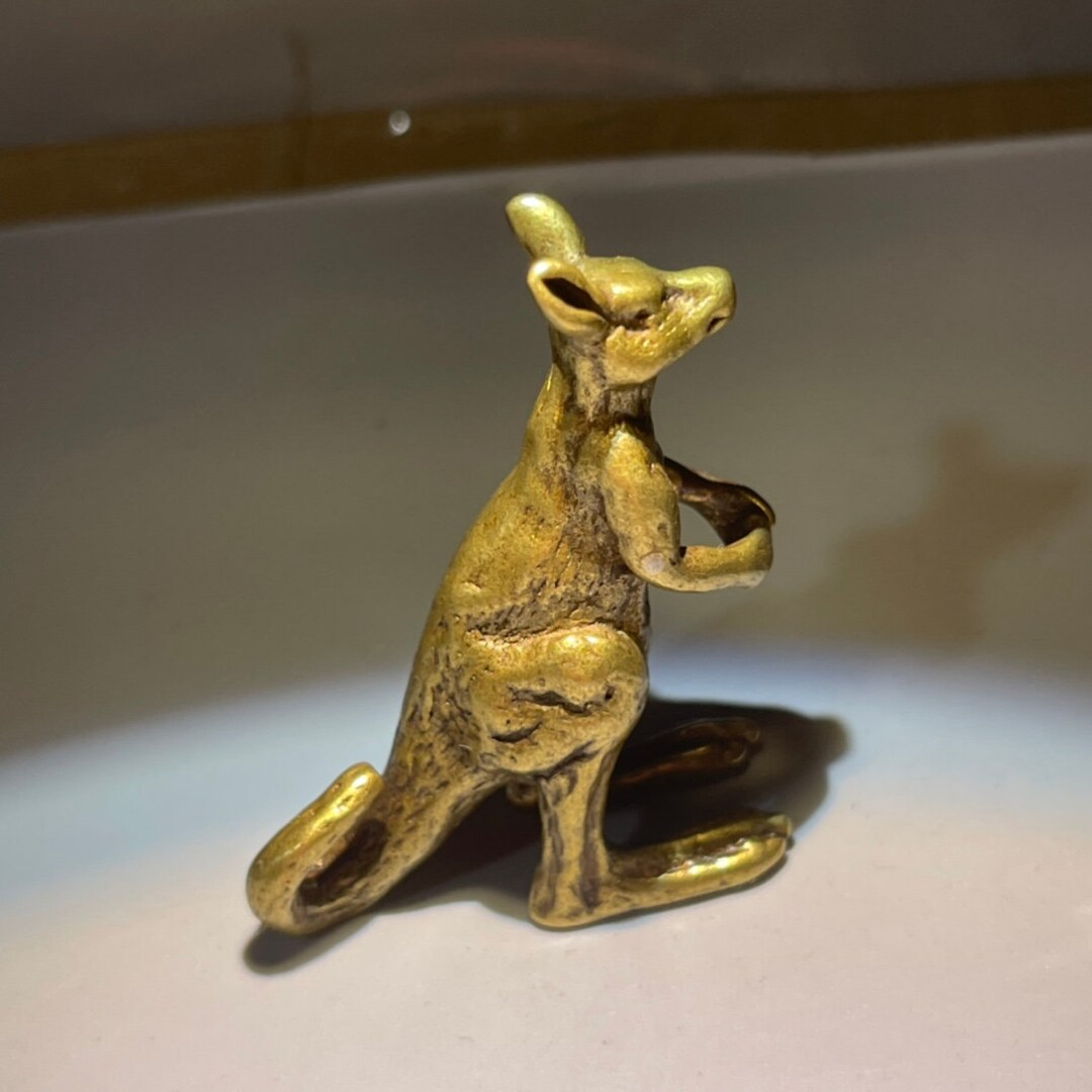 Pure Copper Kangaroo Copper Ornaments, Old Brass Study Desk Fun ...