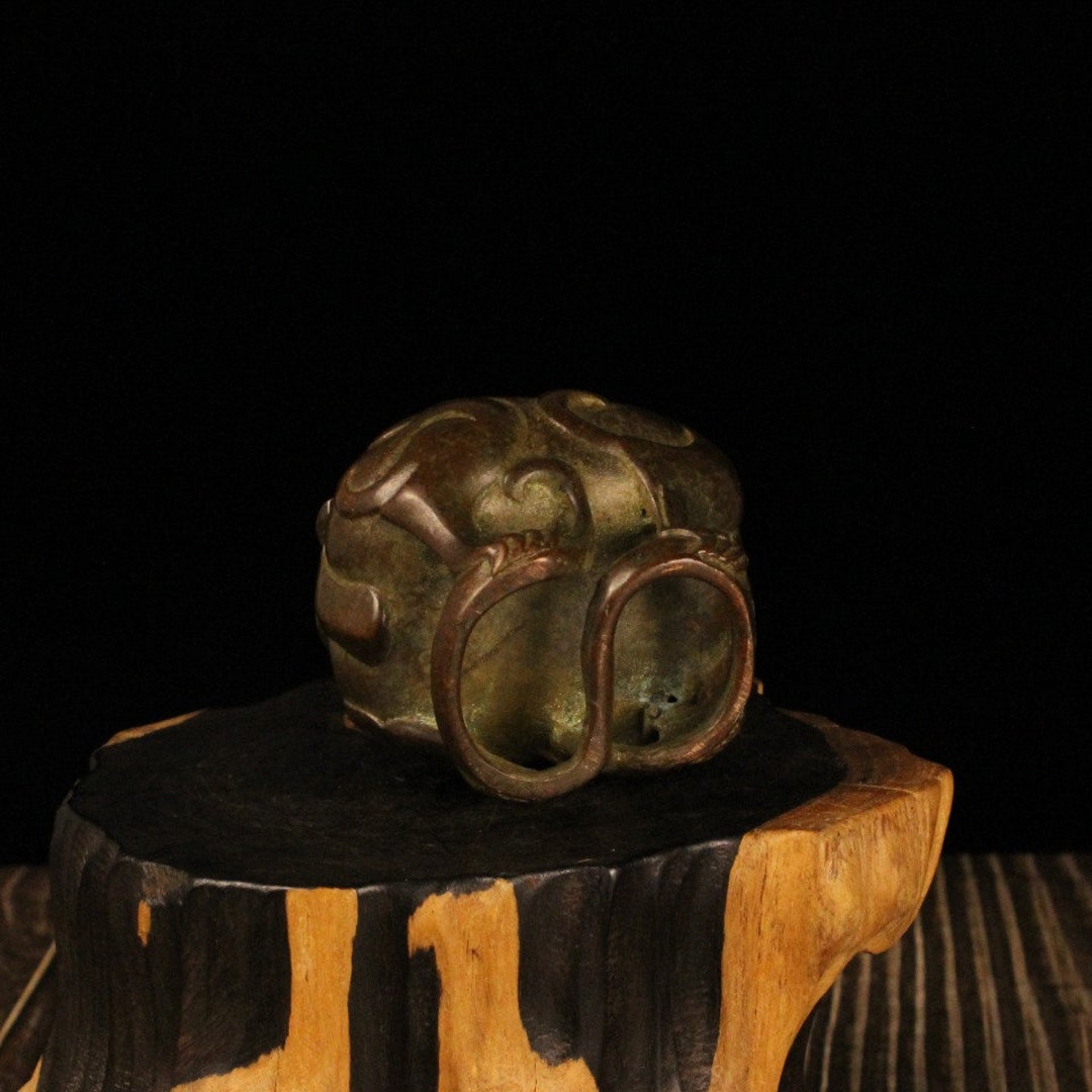 Bronze Antique Beast Clamshell Incense Burner, Chinese Antique, Home ...