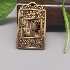 Brass Tai Sui Talisman, Tai Sui Card, Annualized Tai Sui Keychain, Tai ...