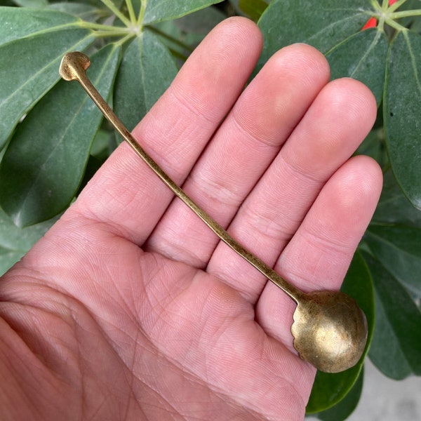 Antique Brass Spoons - Etsy