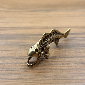 One Pair of Two, Pure Brass Hollow Fishbone, Personalized Creative Men ...