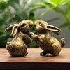 Brass Rabbit - Etsy