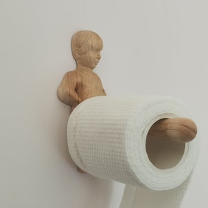 Spoof Creative Wooden Toilet Paper Holder Fun Wall Hanging - Etsy