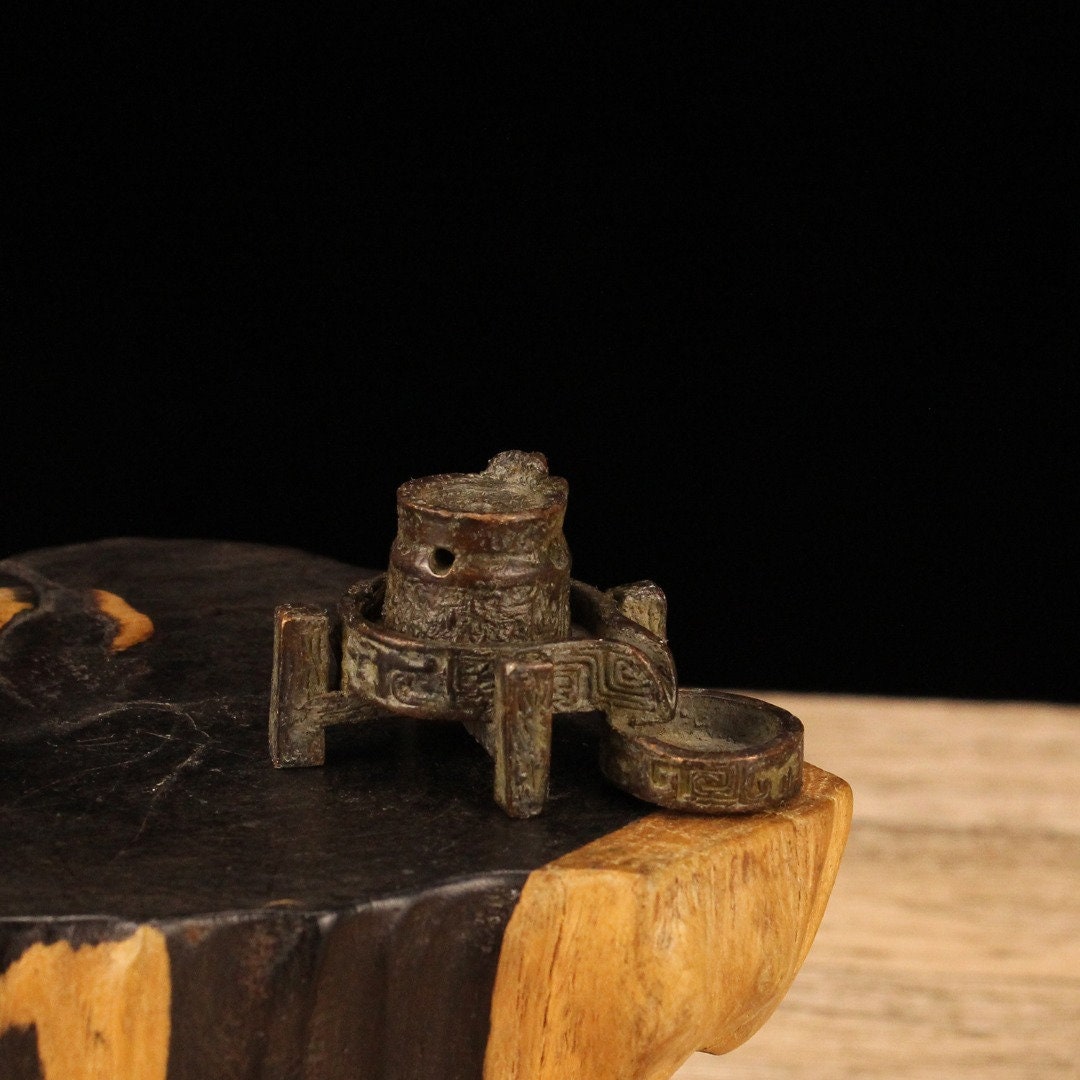 Pure Copper Grinding Disc Sculpture, Stone Grinding Ornaments Running ...