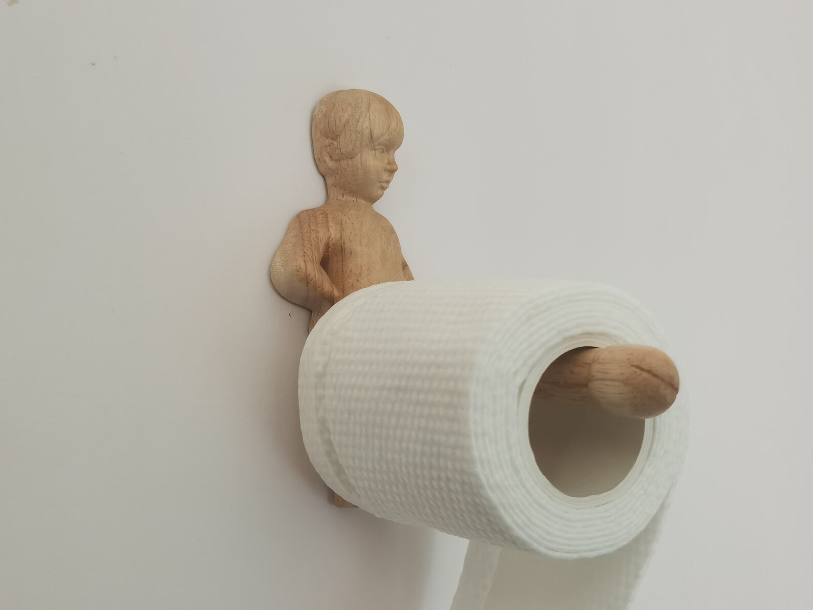 Spoof Creative Wooden Toilet Paper Holder Fun Wall Hanging - Etsy