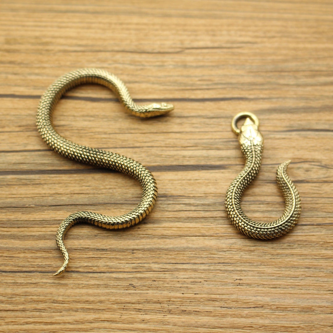 A Pair of Two, the New Pure Copper Python, Car Key Chain Pendant ...