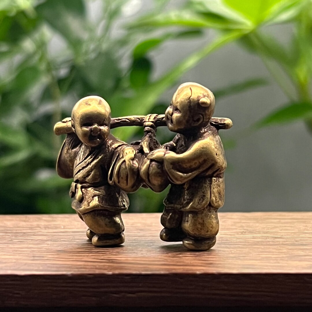 Brass Statues of Birthday Boys and Girls, Solid Copper Boys and Girls ...