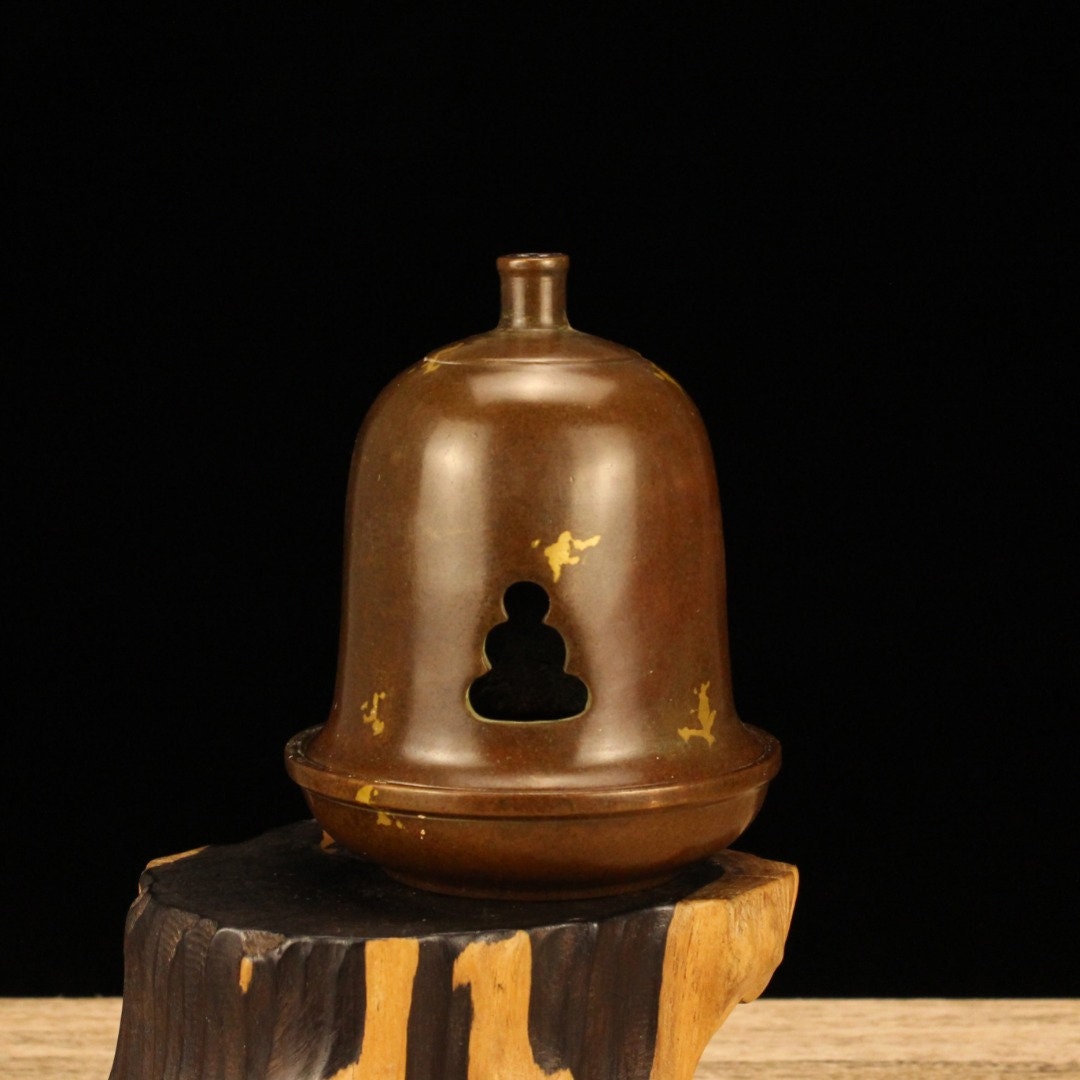 Copper Bell-shaped Incense Burner, Copper Copper Dice Cup Incense ...