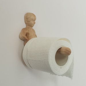 Spoof Creative Wooden Toilet Paper Holder Fun Wall Hanging - Etsy