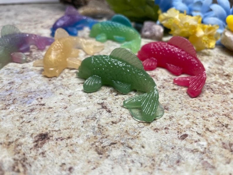 Koi Fish Resin by SLO Poured Creations - Etsy