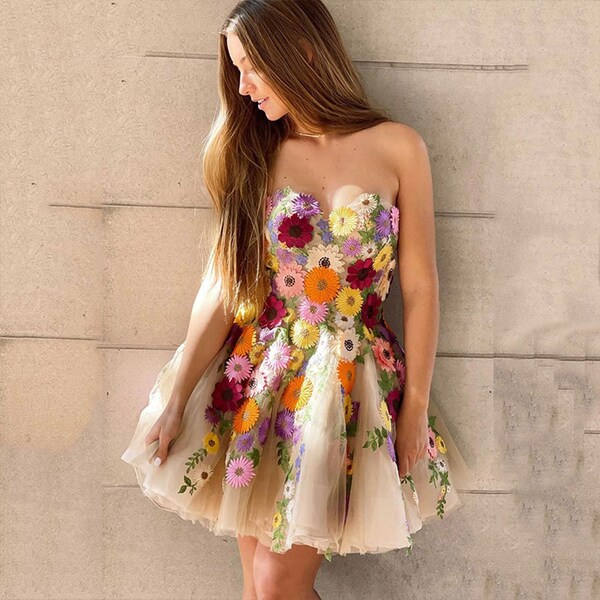 Mini Prom Dress - Etsy