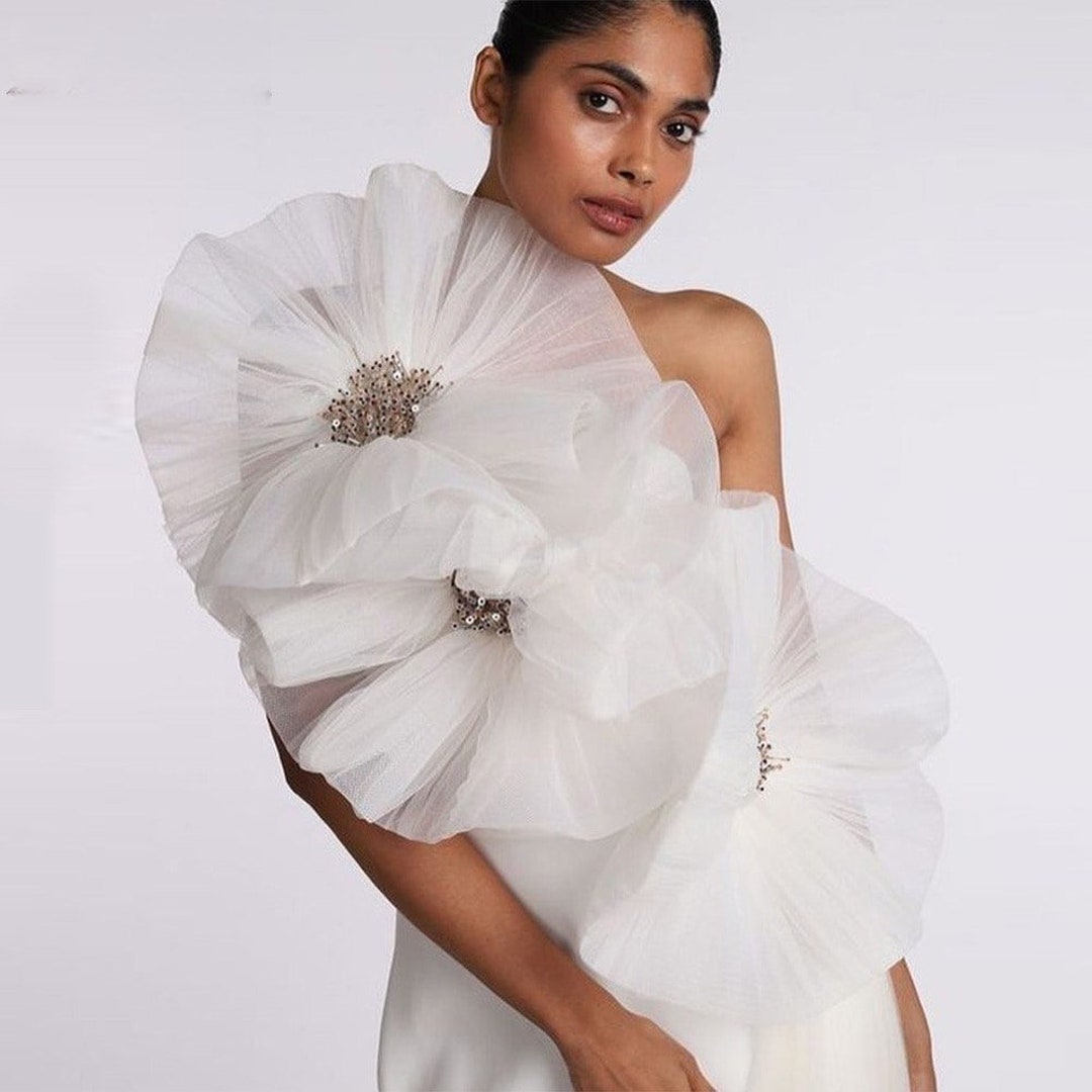 Dreamylike Sheer Flowers Beads Stamens Wedding Accessories/ 3D ...