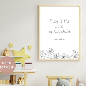 Montessori Quote Prints: Homeschool & Classroom Decor (digital Download ...