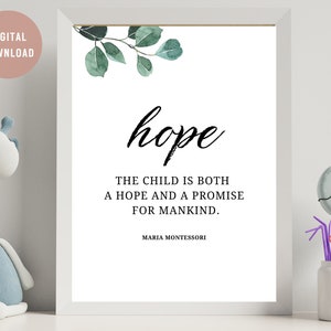 Watercolor Montessori Quote Prints: Playroom Wall Art (digital Download ...