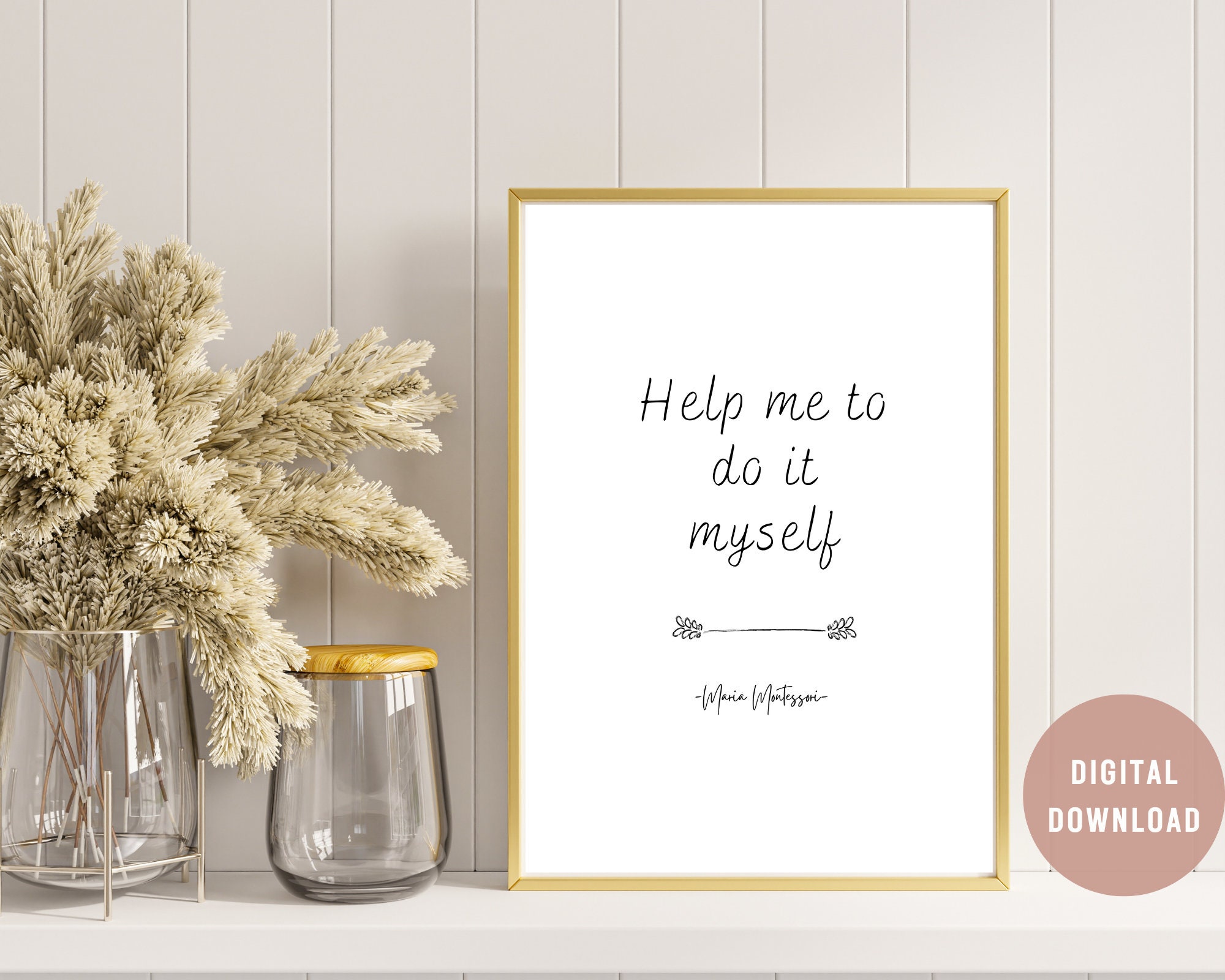 Montessori Quotes Wall Art, Play is the Work of the Child, Printable ...