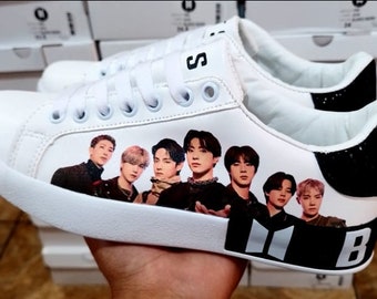 Bts Sneakers - Etsy