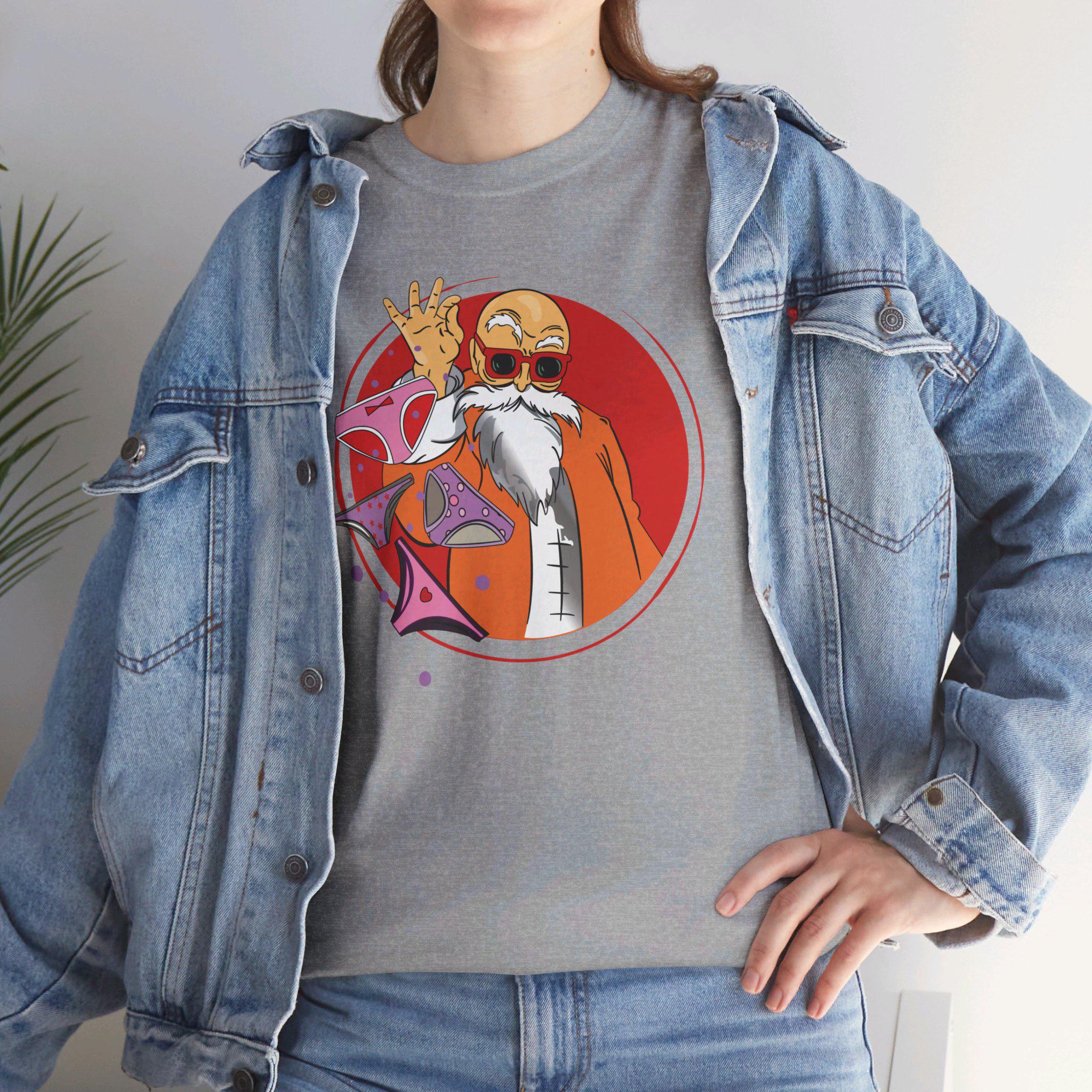 Dragon Ball Master Roshi Naughty Anime Unisex Heavy Cotton Tee - Etsy