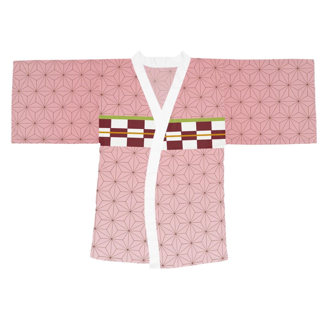 Demon Slayer Nezuko Kimono Anime Robe Cosplay for Her Anime Lover Demon ...