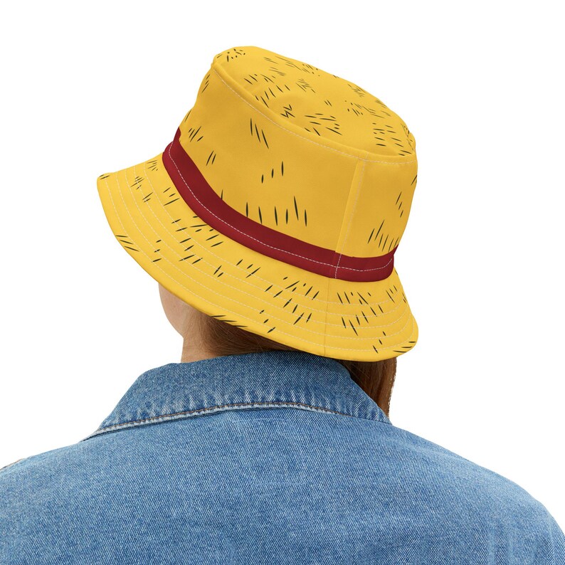 One Piece Straw Hat Luffy Anime Bucket Hat - Etsy