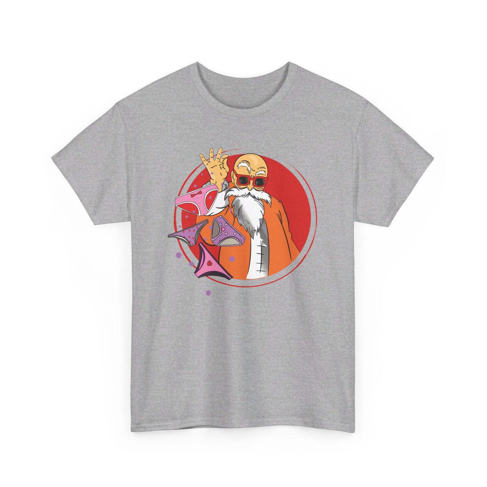 Dragon Ball Master Roshi Naughty Anime Unisex Heavy Cotton Tee - Etsy