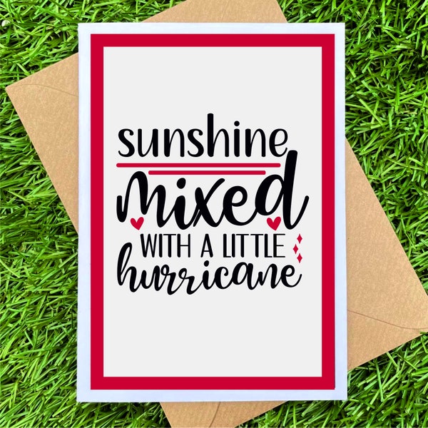 Hurricane Birthday Card - Etsy