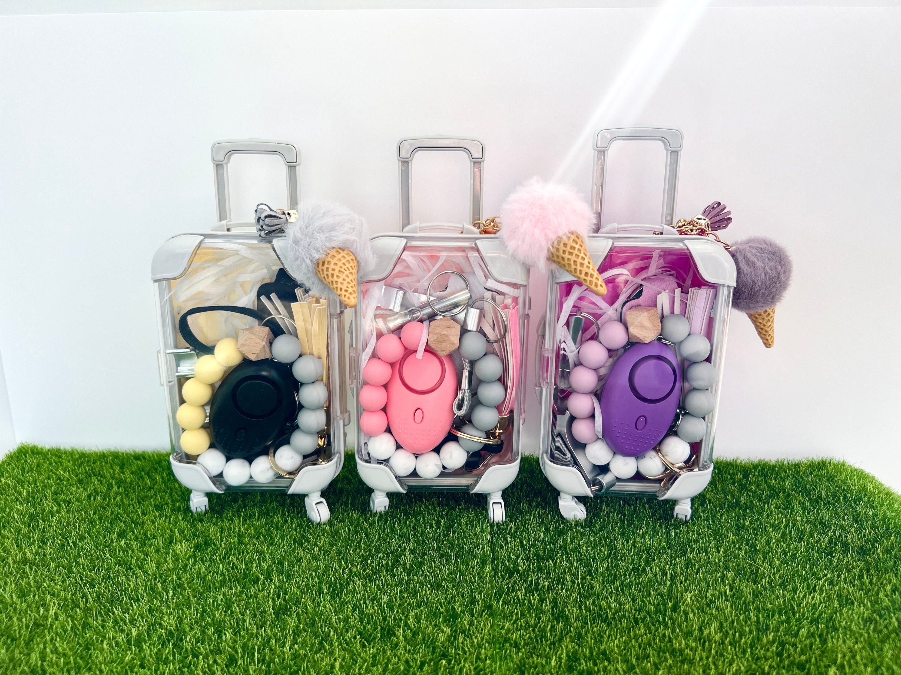 Mini Suitcase Safety Keychain, Gift for Women and Teens, Unique Gift ...
