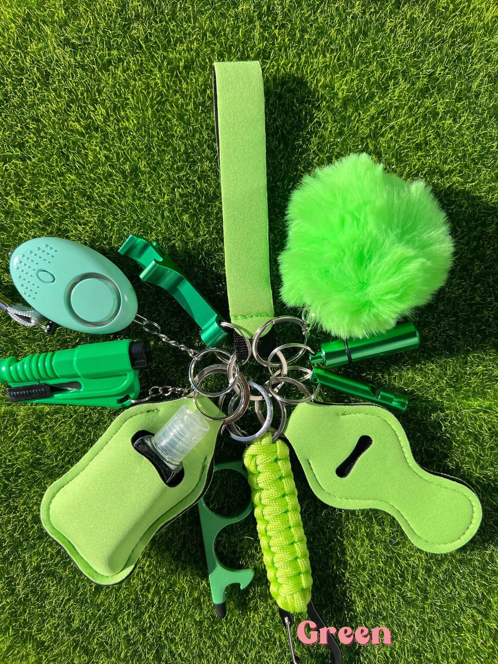 Safety Keychain With Everything, Personal Alarm, Women Keychain, Gift ...