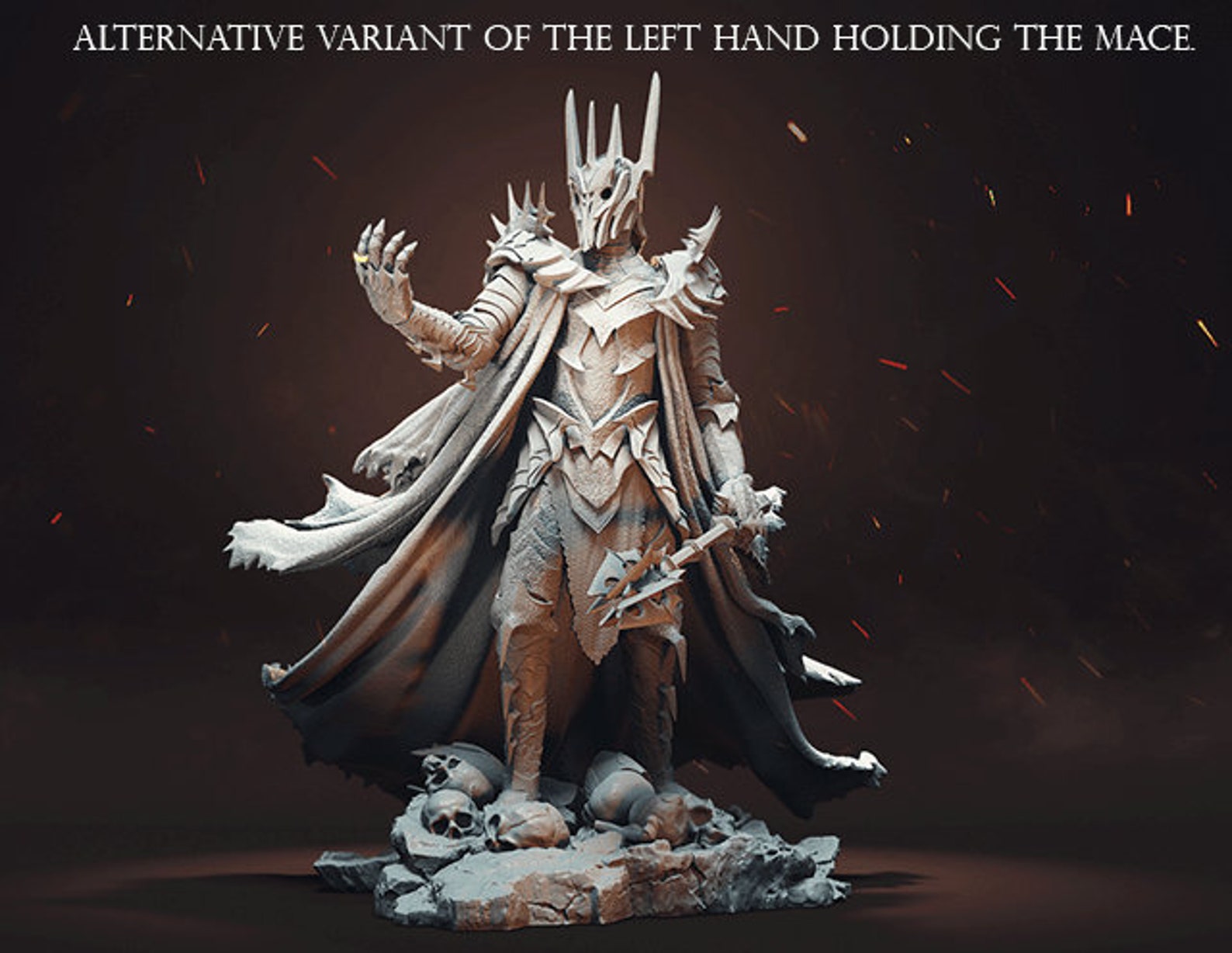 Sauron the Lord of the Rings LOTR STL File Ready for 3d - Etsy