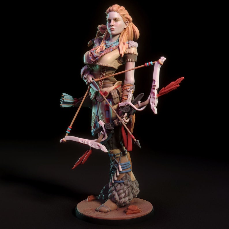 Aloy Horizon Zero Dawn NSFW Presupported STL File Ready - Etsy UK