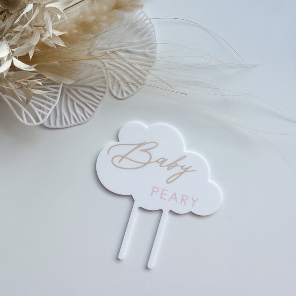 Cloud Cake Topper - Etsy UK