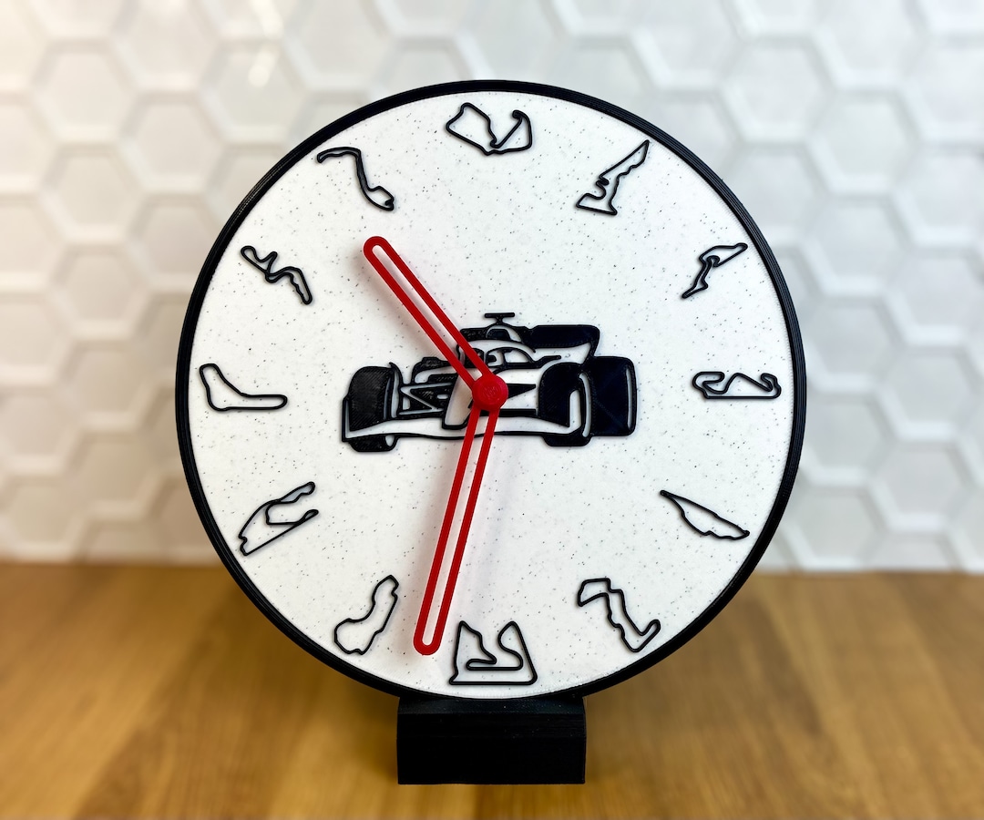 F1 Wall Clock Formula 1 Circuits Great Gift for F1 Fans - Etsy UK