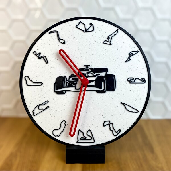 Formula 1 Wall Clock - Etsy