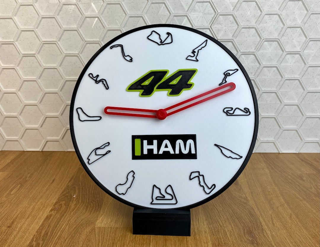 F1 Drivers Wall Clock Designed for F1 Enthusiasts High Quality 3D ...
