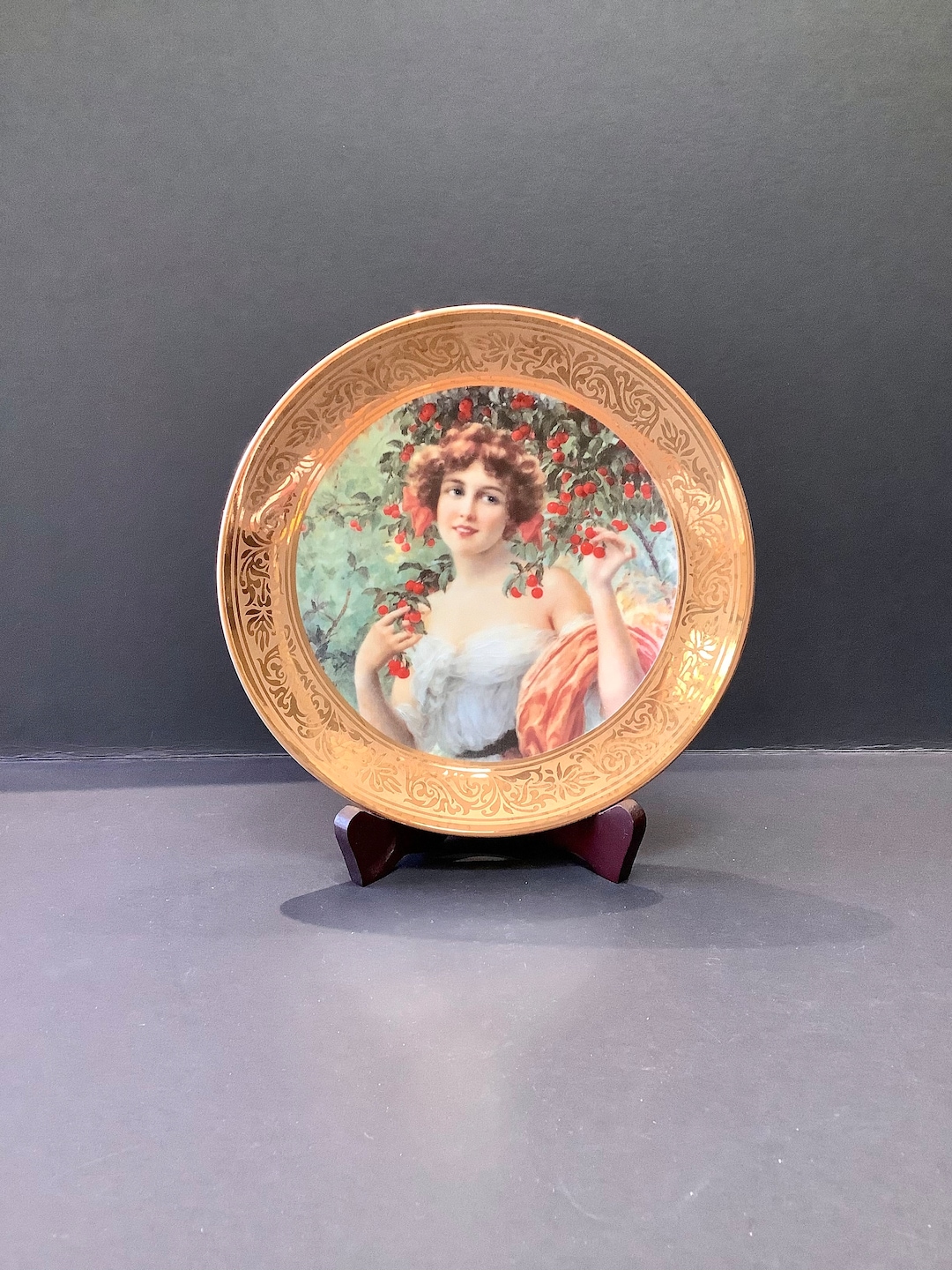 Royal Worcester Collectors Cabinet Plate the Flower Maidens of - Etsy