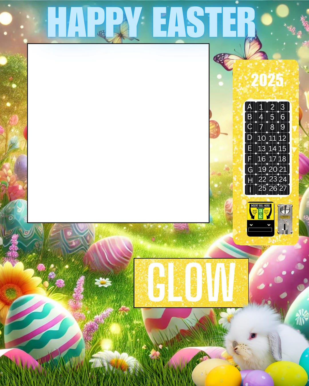 CANVA EDITABLE Easter Vending Machine Template - Etsy
