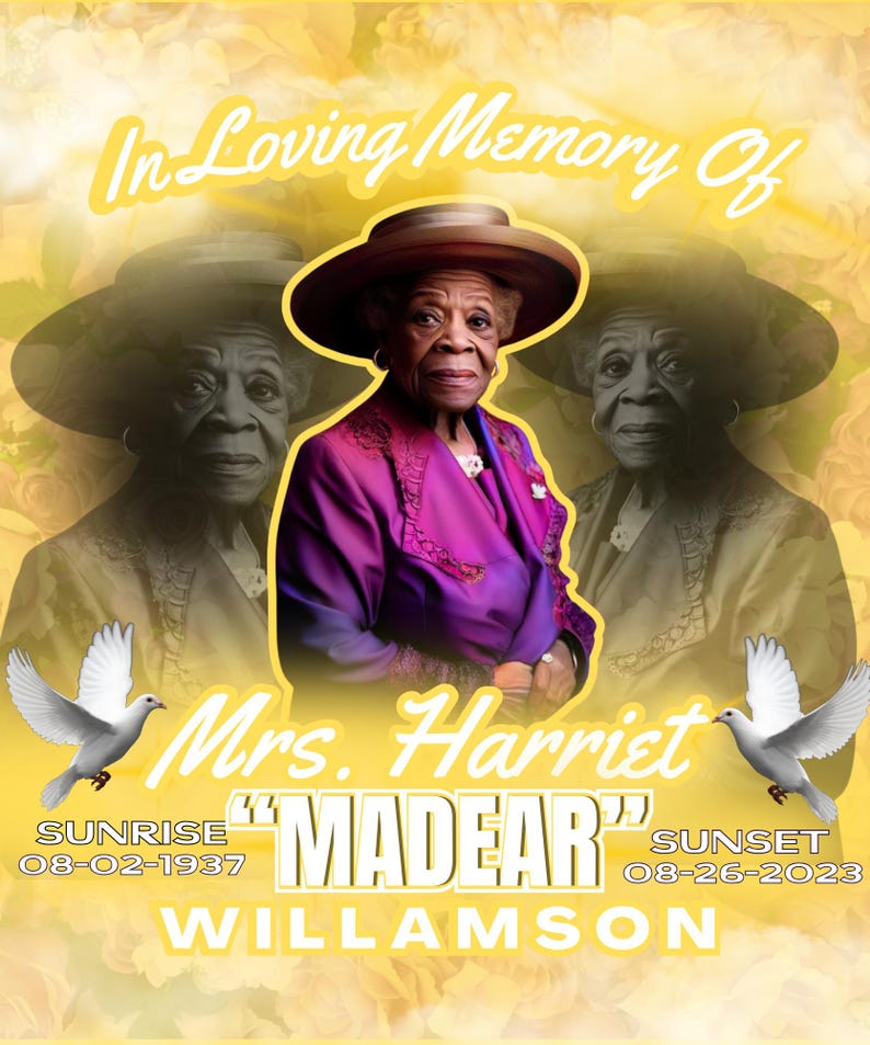 Yellow Memorial ***CANVA Pro***editable Design - Etsy